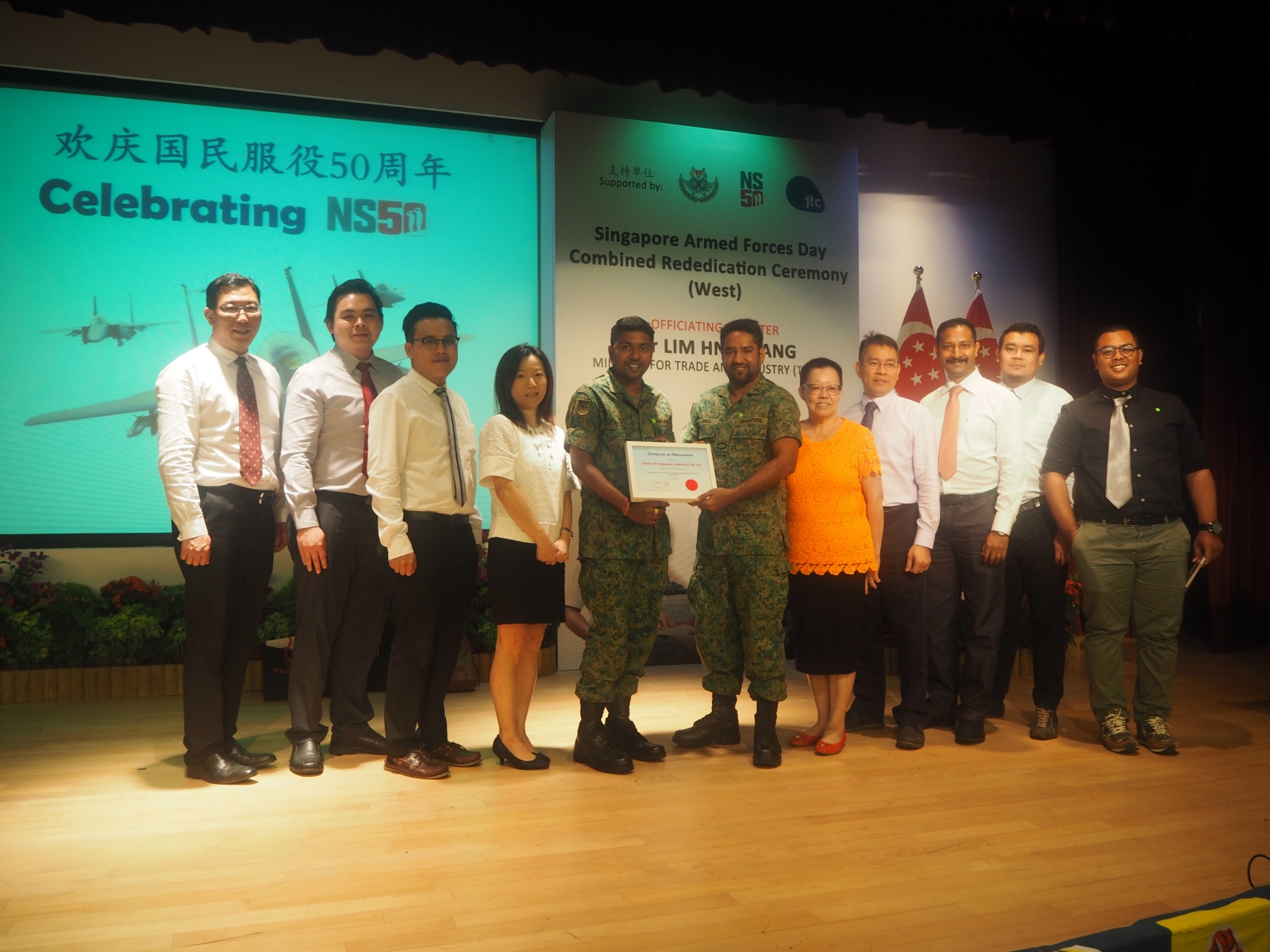 SAF Day Combined Rededication Ceremony 2017 | Veolia South East Asia