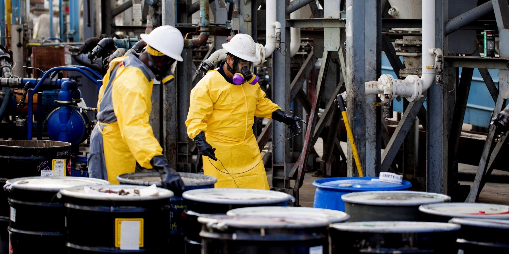 Safe disposal of NORM-contaminated waste